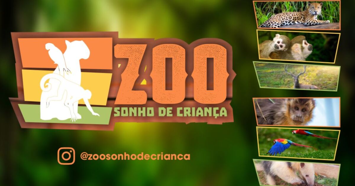 ZOO SONHO DE CRIANÇA: VISITAÇÃO ZOO - Adquira seu ingresso