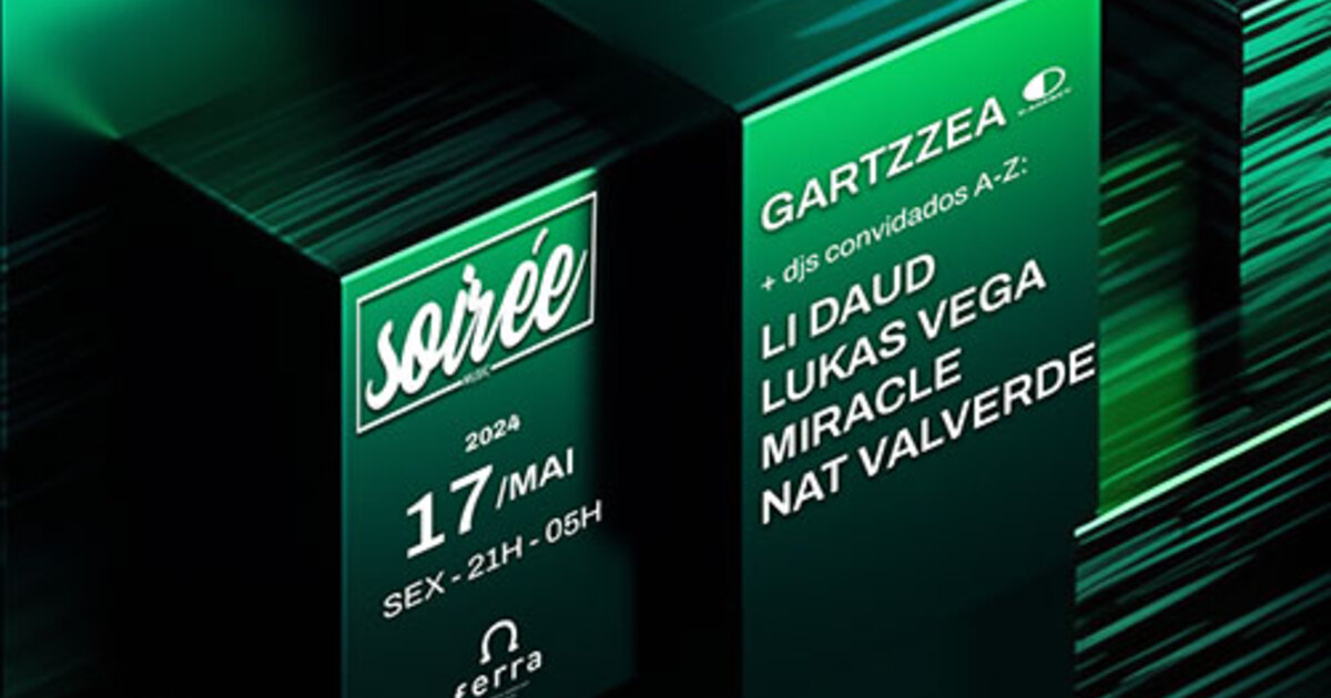 AXM EVENTOS: Soirée @ DJ Gartzzea (Dedge) e convidados - Ferra Jockey ...