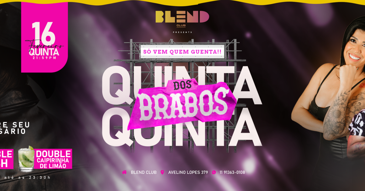 Blend: Quinta dos Brabos #SoVemQuemAguenta (Qui 16.02.23 as 21:59 ...