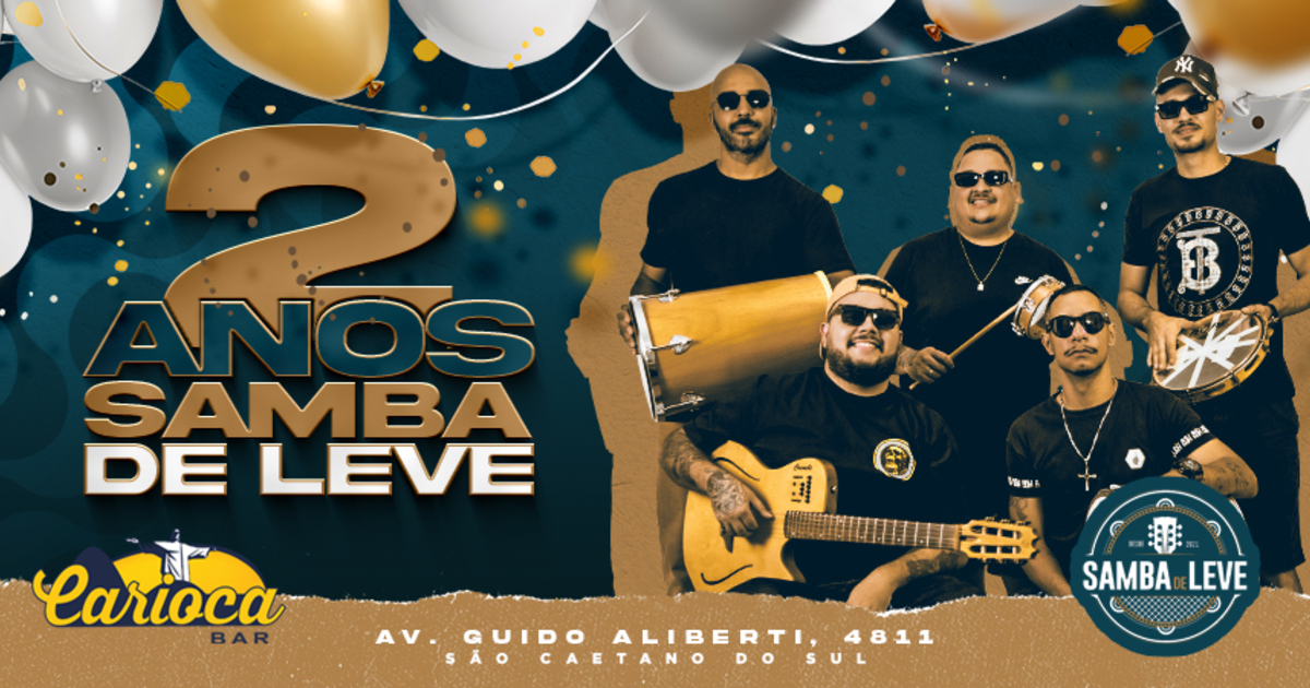 Carioca Bar: 25/08/2024 - Domingo | 2 Anos Samba de Leve - Lista da ...