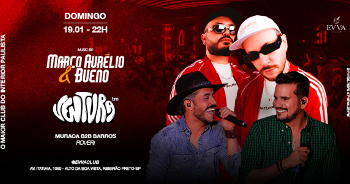 Evva Club: Convida Marco Aurélio e Bueno - Lista do Gabriel Elefante